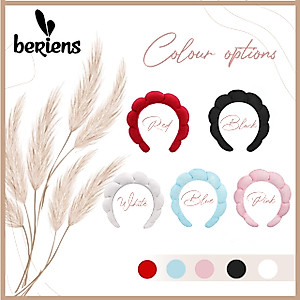 BERIENS Spa Headband - Make up headband - Black