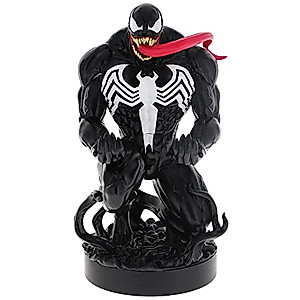 Exquisite Gaming: Marvel Wolverine and Venom - Original Mobile Phone & Gaming Controller Holders, Device Stands, Cable Guys, Licensed Figures