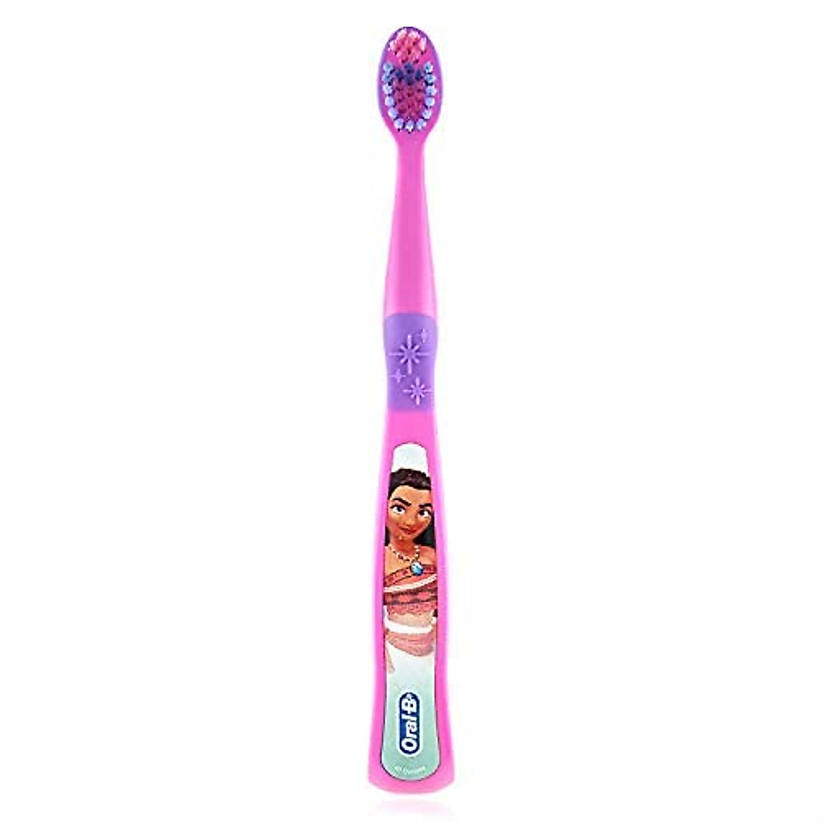 Oral-B Princess Toothbrush for Little Girls, Children 3+, Extra Soft, Moana Characters - 1 Count