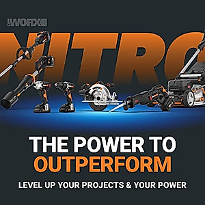 WORX Nitro WX031L 20V 2.1 Gal Cordless Wet/Dry Vacuum, Black