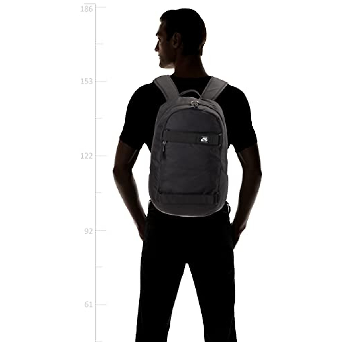 Nike SB Courthouse Backpack (One Size, Black/White)