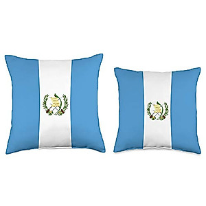 Guatemala Guatemalan Flag Bandera Throw Pillow