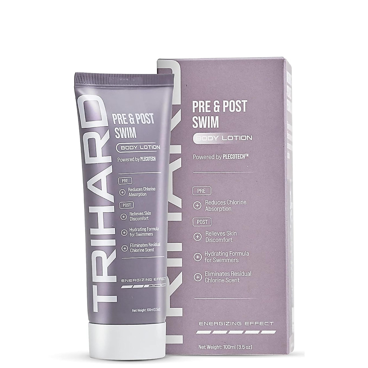 TRIHARD Advanced Swimmer's Lotion | Pre-Swim Skin Shield | Post-Swim Chlorine Moisturizing & Chlorine Removal | Olympian's Choice