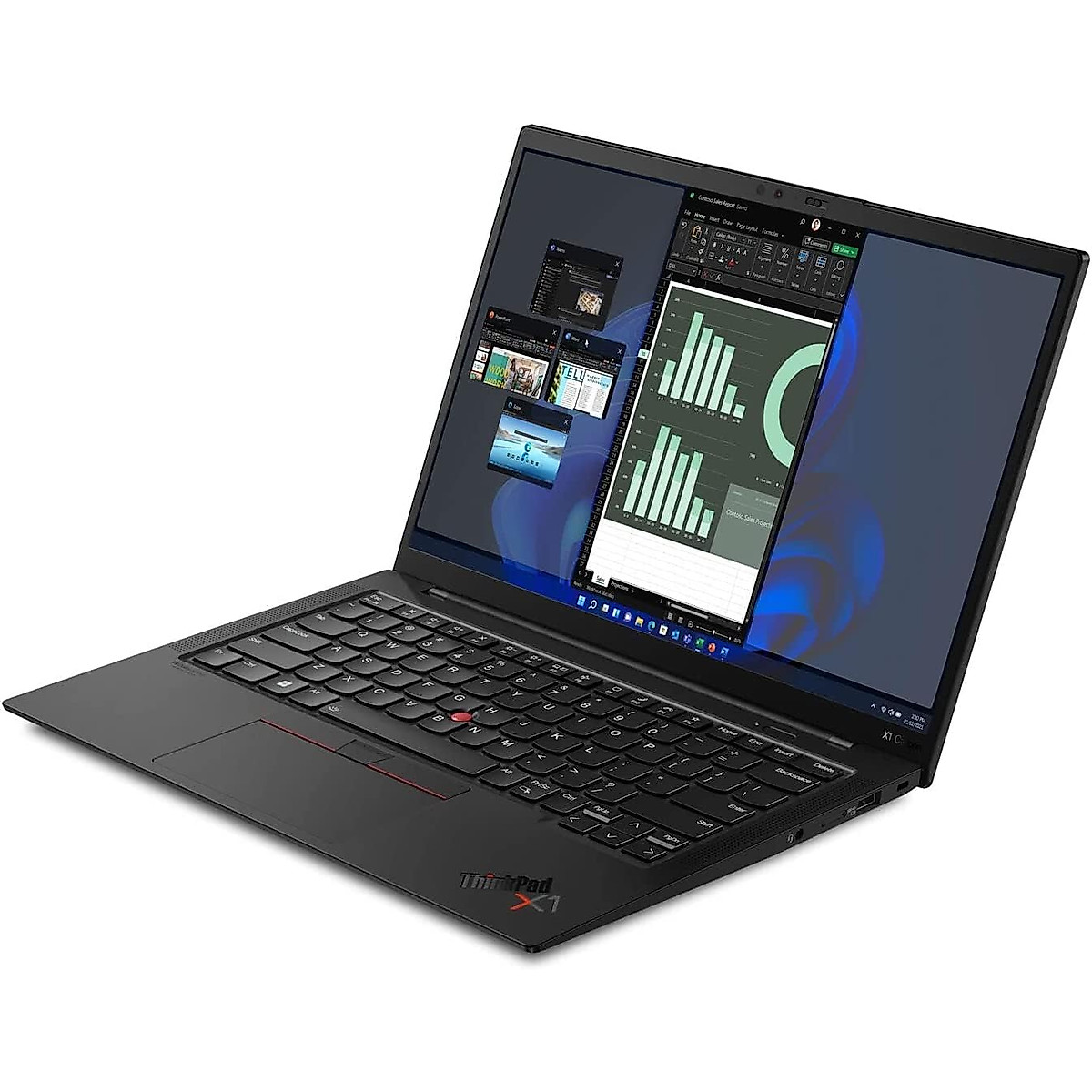 Lenovo ThinkPad X1 Carbon Gen 11 (14" FHD+ Touchscreen, Intel 10-Core i7-1365U, 32GB RAM, 2TB SSD) Business Laptop, 13.5-Hr Long Battery Life, Backlit, Fingerprint, FHD Webcam, IST Hub, Win 11 Pro