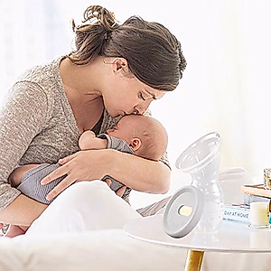 haakaa Manual Breast Pump 4oz/100ml One-Piece Design with Silicone Cap Made by Food Grade Silicone Milk Saver & Milk Catcher for Breastfeeding Moms