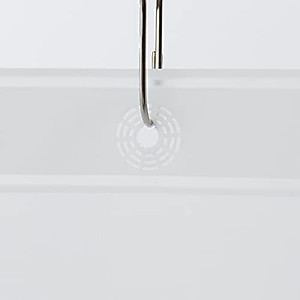 Clorox Treated Premium Frosted Shower Curtain Liner 70"x72" with Weighted Magnetic Hem, Lightweight Waterproof PEVA for Bathroom Tubs and Stalls, Machine Washable