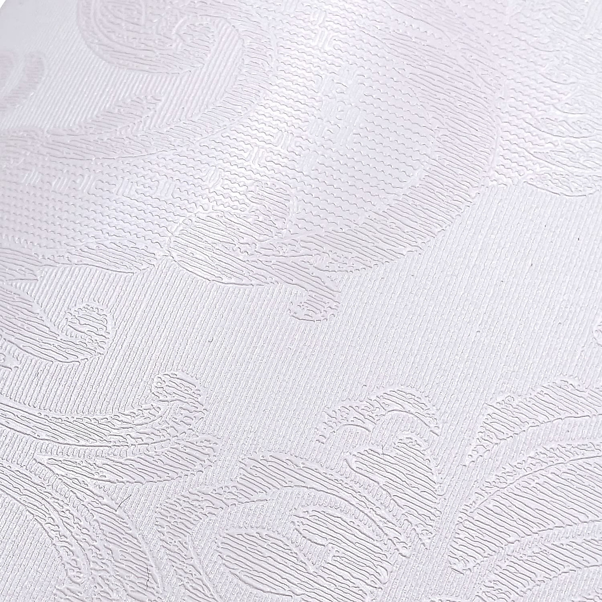 SimpleLife4U Peel & Stick Shelf Liner Waterproof Drawer Paper 17.7 Inch by 9.8 Feet, White Damask