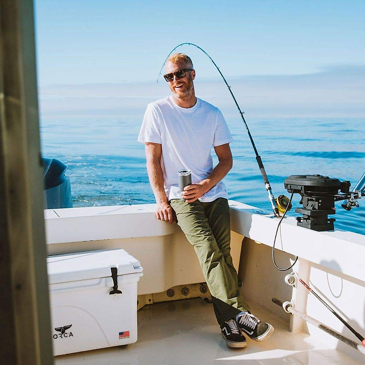 ORCA 16oz Charcoal Insulated Tumbler Cup Chaser