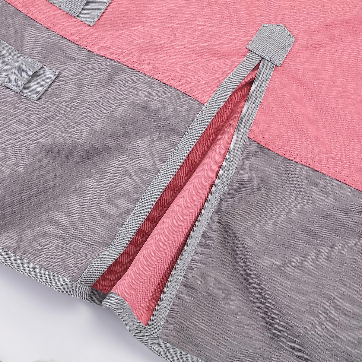 Gallopoff 1200 Denier Rip-Stop Turnout Rain Sheet Lightweight Waterproof Breathable Horse Blanket (No Fill) Pinkgrey 72"
