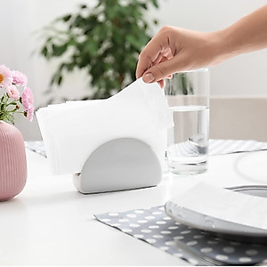 100 Pack Paper Napkins Guest Towels Disposable, Premium Quality 2-ply Dinner Napkins Disposable Soft, Absorbent, Party Napkins Wedding Napkins for Kitchen, Dinners or Events (white paper, Count, 100)