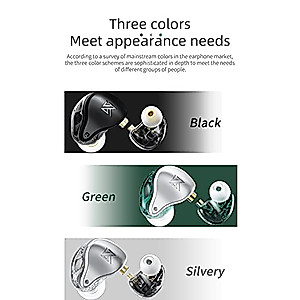 KZ-AST in-Ear Monitors, 24BA Top-Level Configuration HiFi Stereo Earphones, Lightweight Noise Isolating Stage IEM Wired Earbuds/Headphones for Musician Audiophile (with Mic, Black)