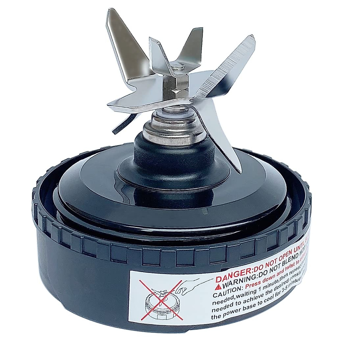 Veterger Replacement Parts Blade Assembly with 2 cups, Compatible with Ninja Blender BL810 BL810C BL810Q BL820