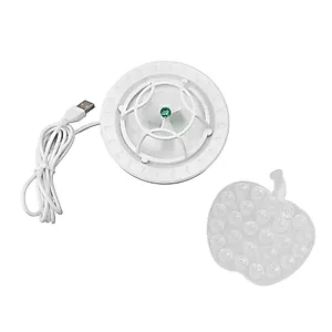 Zerodis Mini Dishwasher, High Speed Vibration 15 Minutes Smart Shutdown Portable Dishwasher for Apartment (US Plug)