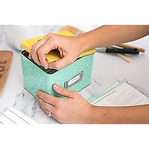 American Crafts Sweet Sugarbelle Recipe Card Tin by Light Green