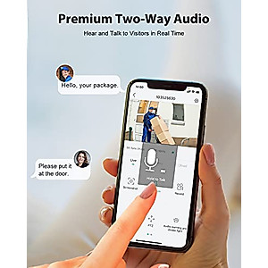 DEKCO Solar Security Camera Wireless Outdoor, 2K Night Vision with Spotlight, Pan Tilt 360° View, 2.4Ghz WiFi, 2-Way Talk, Human Detection, Cloud/SD Video Surveillance DC9E