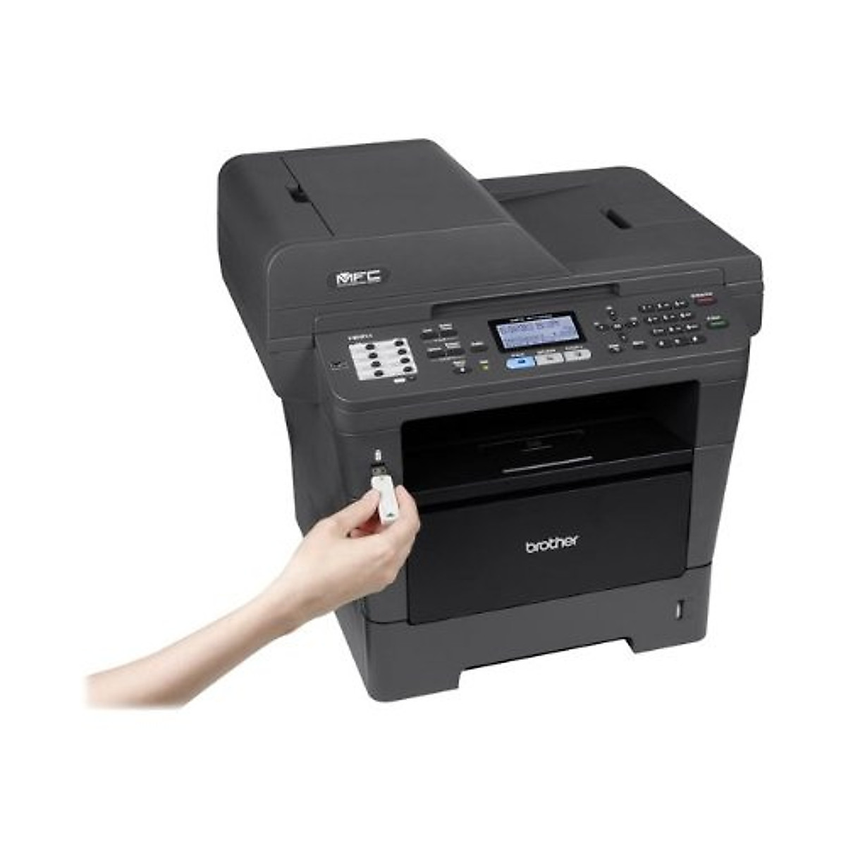 Brother MFC-8710DW Laser Multifunction Printer - Monochrome - Plain Paper Print - Desktop