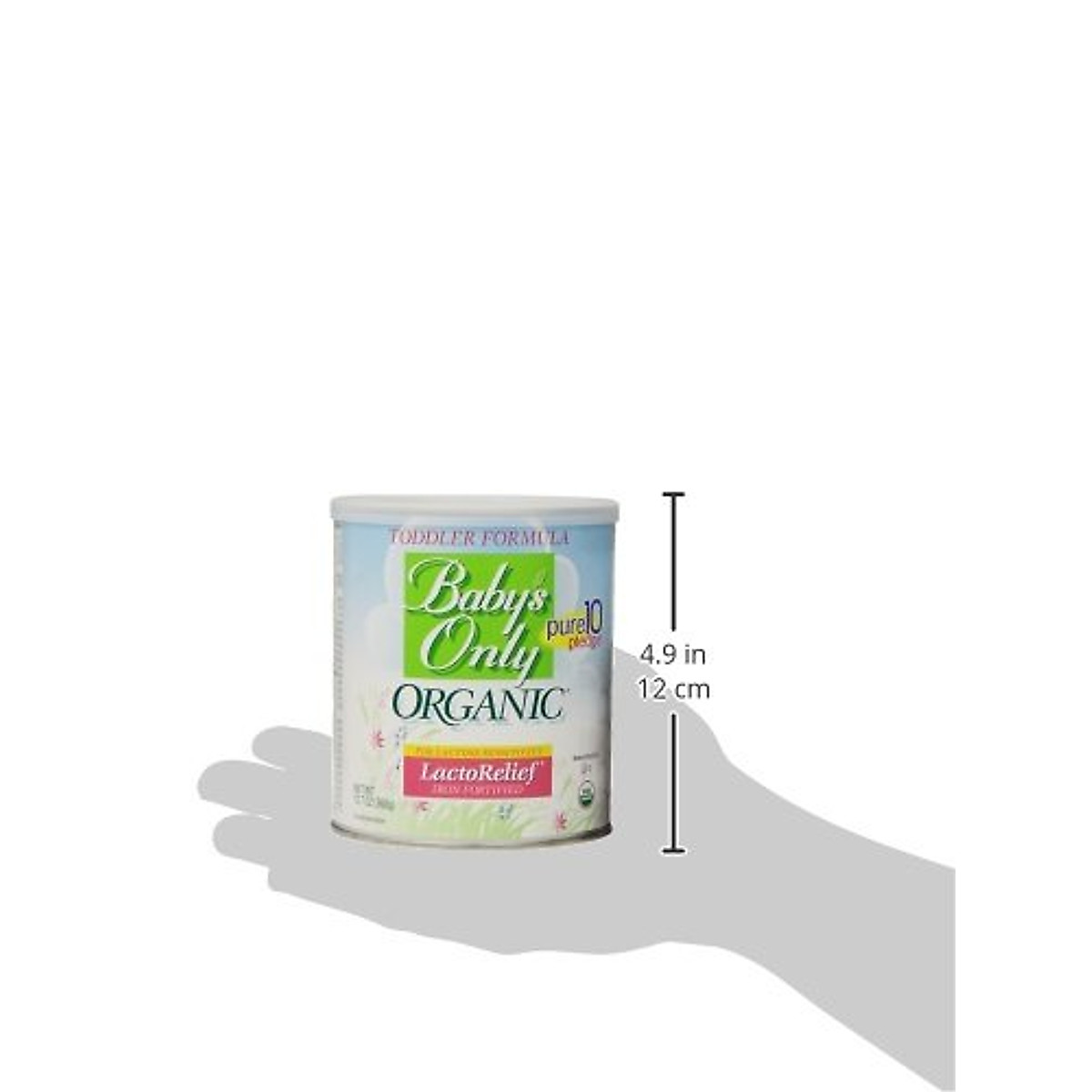 Baby's Only Toddler Formula, Lactose Relief, Organic, 12.7-Ounce Can