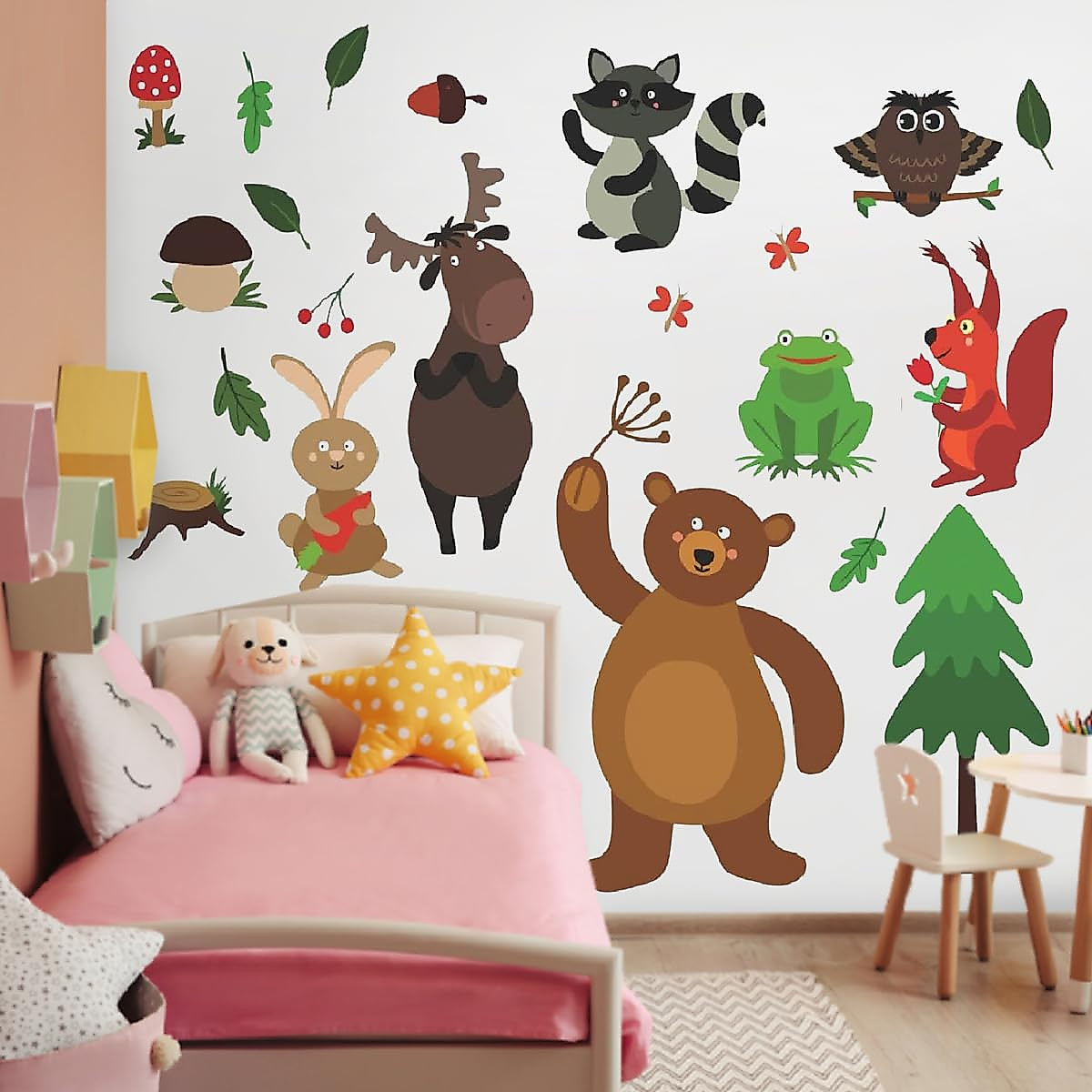 Colorful Animal Wall Decals for Kids' Rooms | DEKOSH