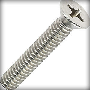 New Pack of 25 Pcs 8-32 x 2-1/4" inch Flat Head Hardware Machine Screws Kit Phillips-Drive Drive Stainless Steel Set Warranity by Pr-Merchant