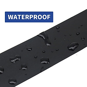 TAPEBEAR Corrosion Protection Pipe Tape, Wrap Pipe Tape for Drain Pipe, Metal Electrical Outdoor Underground Pipe, Waterproof PVC Black Tape, Duct Anti-Corrosion and Protection, 2Inch X 33Yard