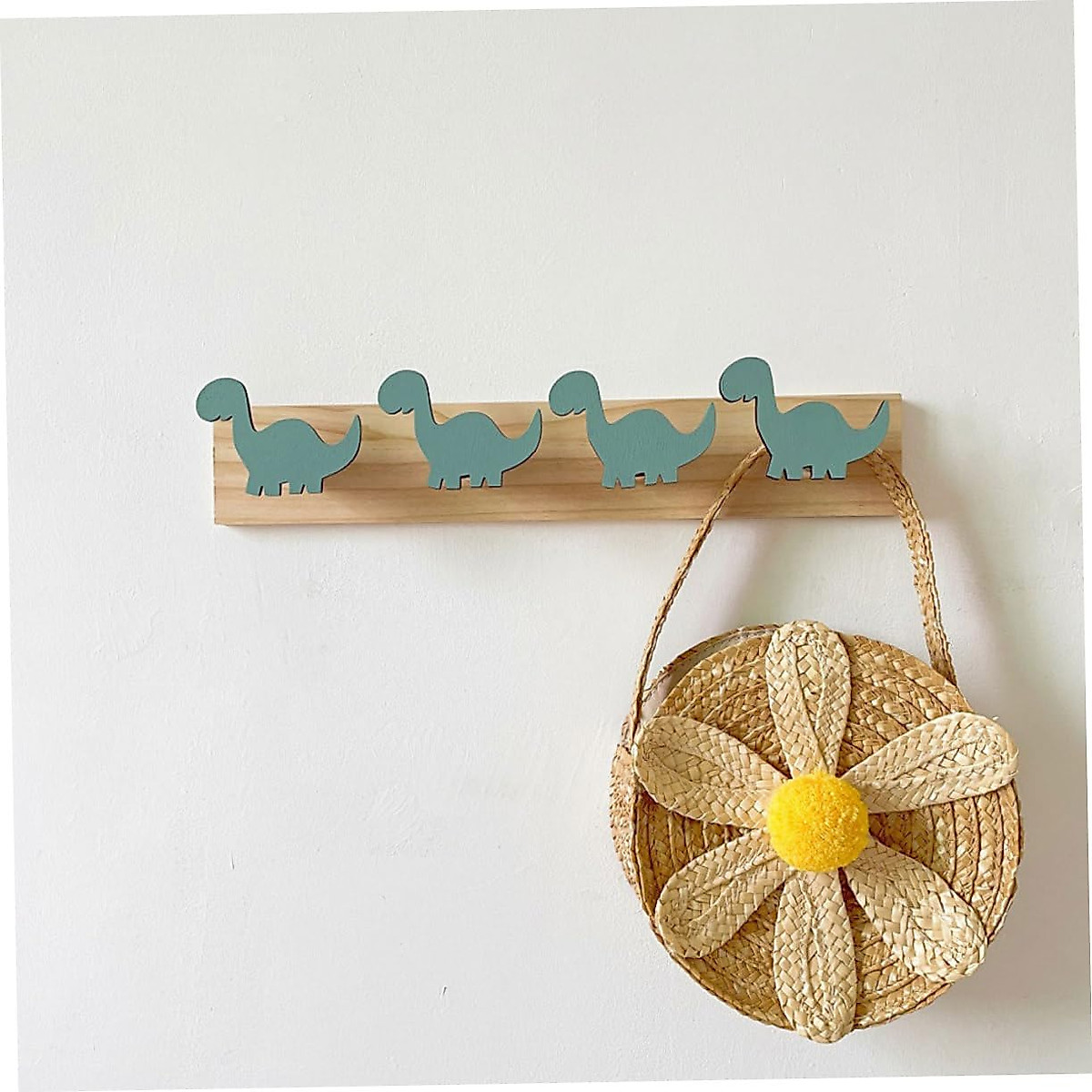 Dinosaur Hook Entryway Rack Hangers for Kids Wall-Mounted Hook Bedroom Hook Hat Hook Single Towel Hook Entry Hooks Kids Decor Home Decor Shower Room Hooks Wooden Coat Child Storage