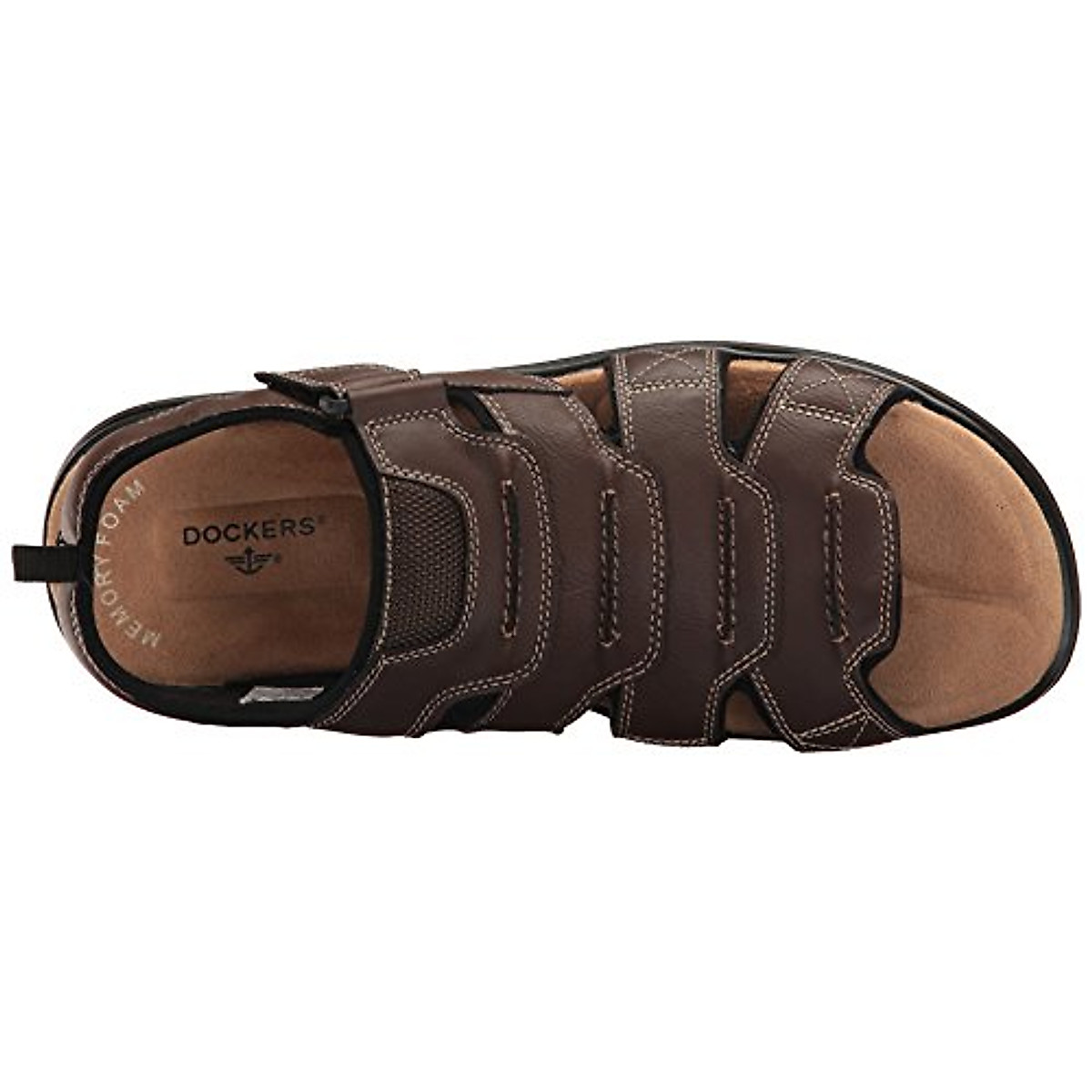 Dockers Men's Shorewood Fisherman Sandal, Briar, 9 M US