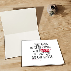 Funny Boss Day Card for Boss, Happy Boss Day Card for Boss Lady, Boss Birthday Card from Employee, Gift for Boss, Boss Going Away Card