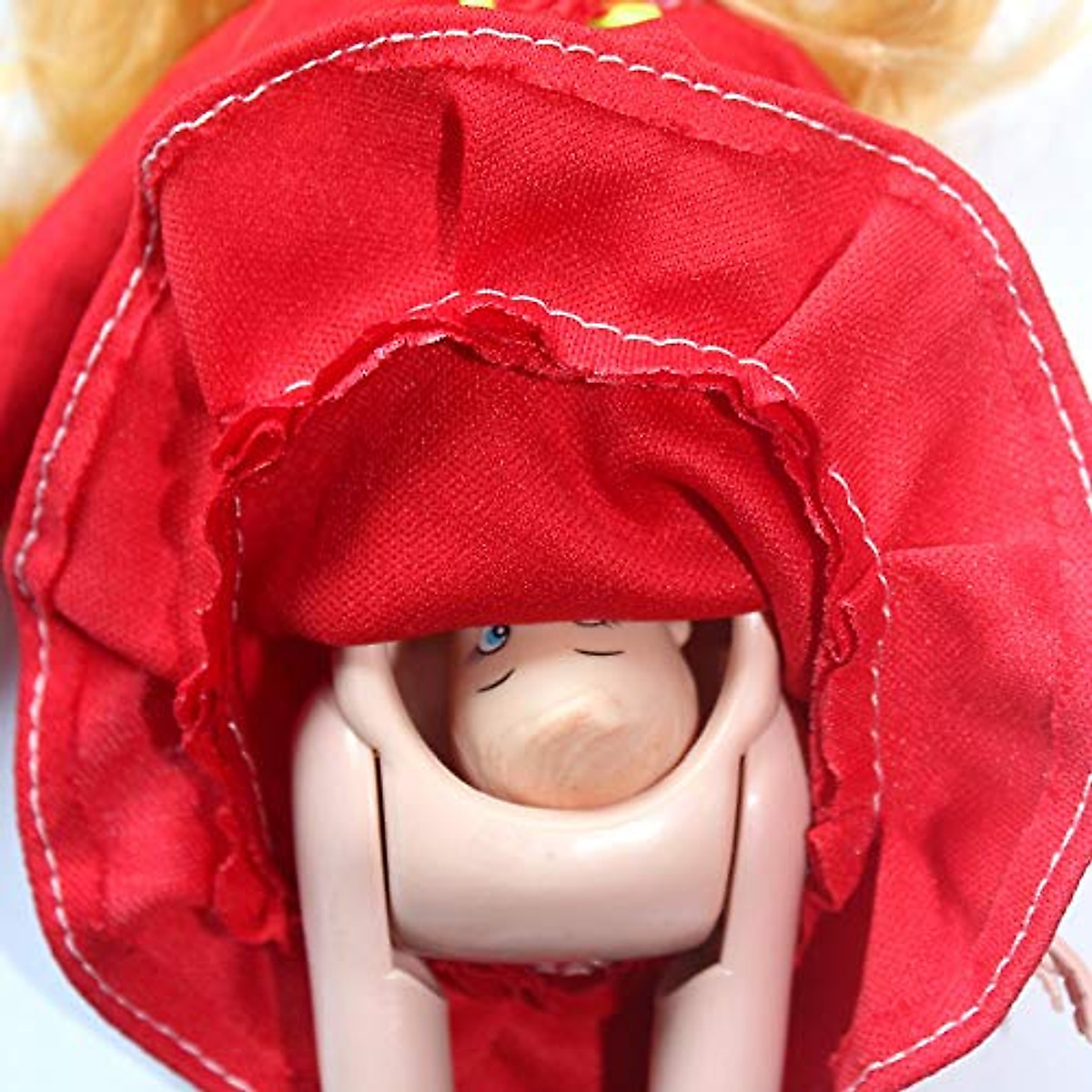 Kunhe Red Real Pregnant Doll Have a Baby in Her Tummy Mom Doll