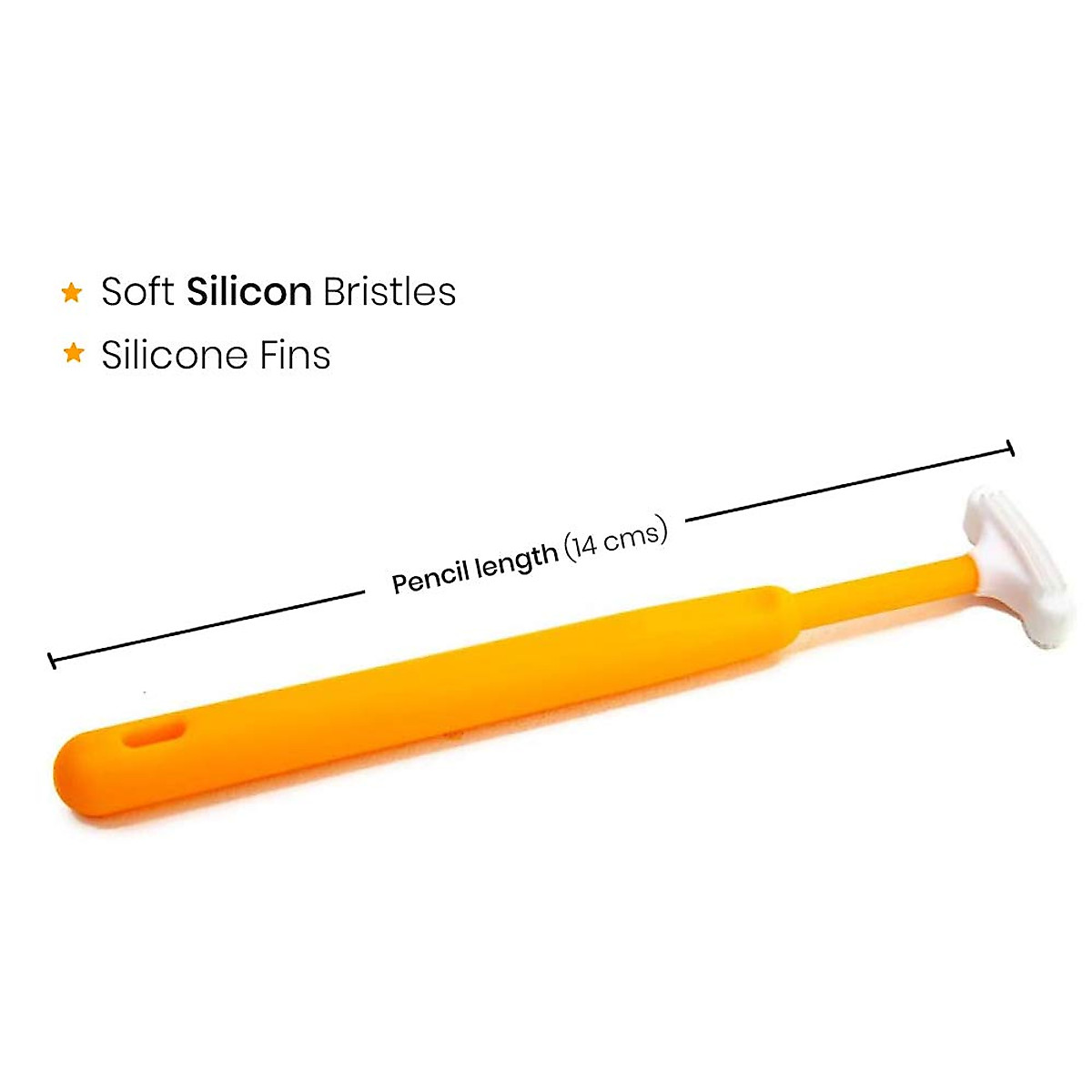 Baby Tongue Brush - Ultra-Soft Serrations for Gentle but Effective Cleaning