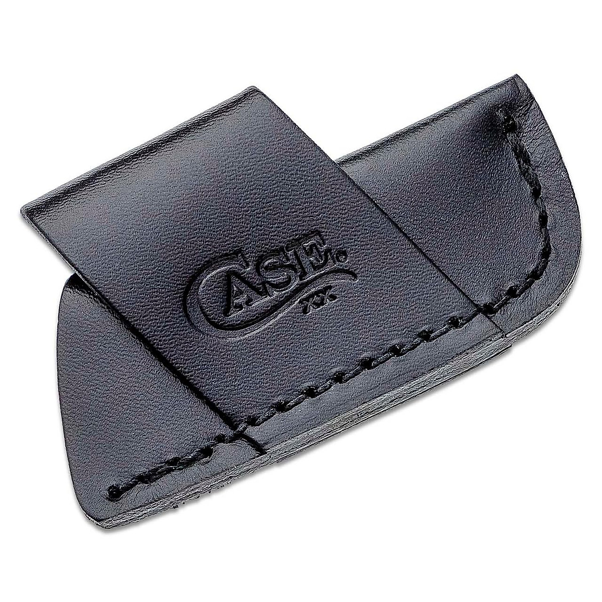 Black Medium Leather Side-Draw Belt Sheath