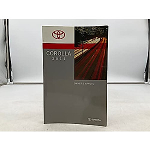 2015 Toyota Corolla Owners Manual Handbook OEM N01B17010