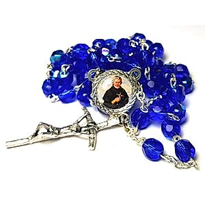 Relic Rosary 3rd Class of Saint Peregrine Laziosi Patron for Those Suffering from Cancer AIDS or Other Illness San Peregrino patrón de Personas que padecen cáncer, SIDA u otras enfermedades