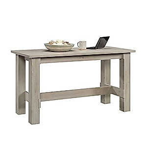 Sauder Boone Mountain Kitchen/Dining Room Table, Chalked Chestnut Finish