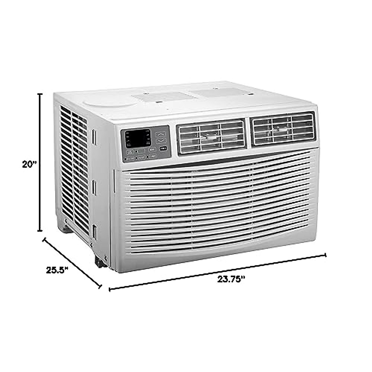 Arctic Wind 15,000 BTU 115V Window Air Conditioner & Dehumidifier with Remote Control, Window AC Unit for Apartment, Bedroom, & Large Rooms up to 700 Sq. Ft. in White