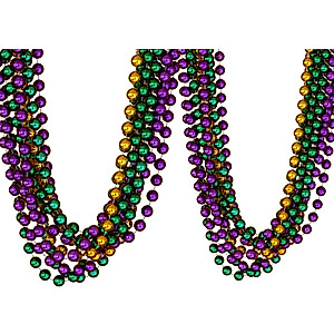 Mardi Gras Beads (144 Pieces) by Oojami