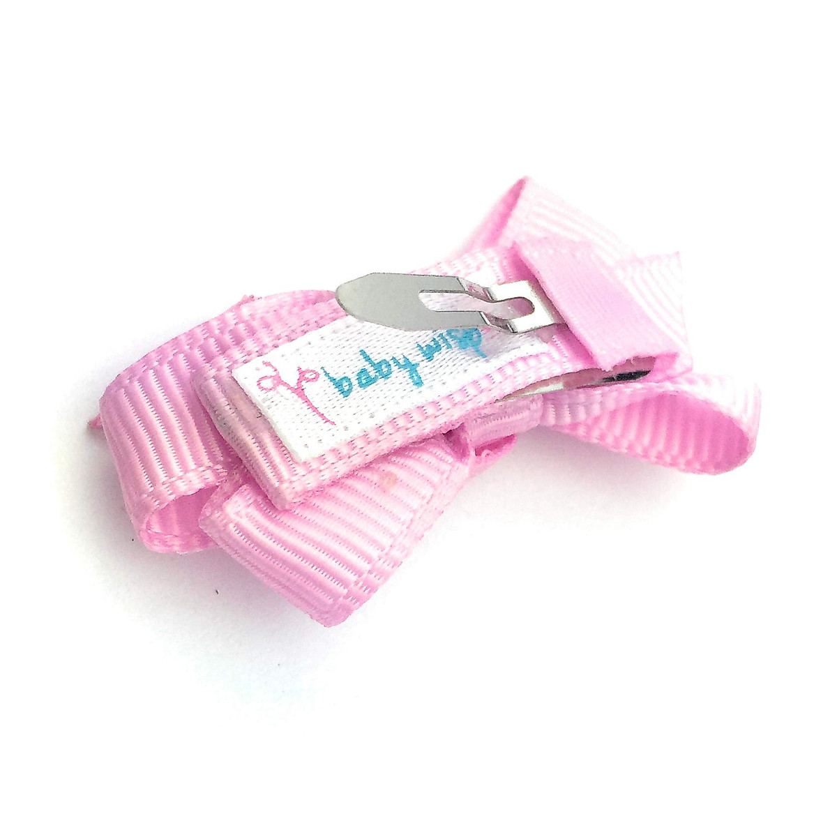 Baby Wisp 5 pc Tiny Hair Bows Newborn Infant Toddler Baby Girl Hair Accessory Hair Clips Gift Set - Sand Castle