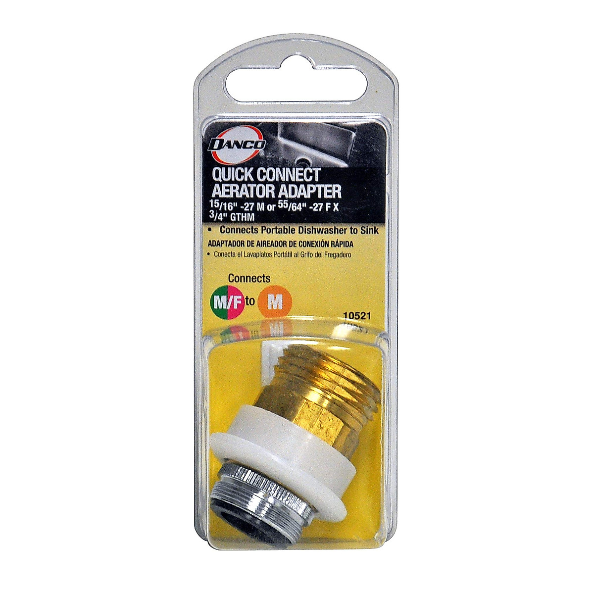 Panda 110V 850W Electric Compact Portable Clothes Laundry Dryer with Stainless Steel Tub Apartment Size 1.5 cu.ft | Dishwasher Snap Coupling Adapter