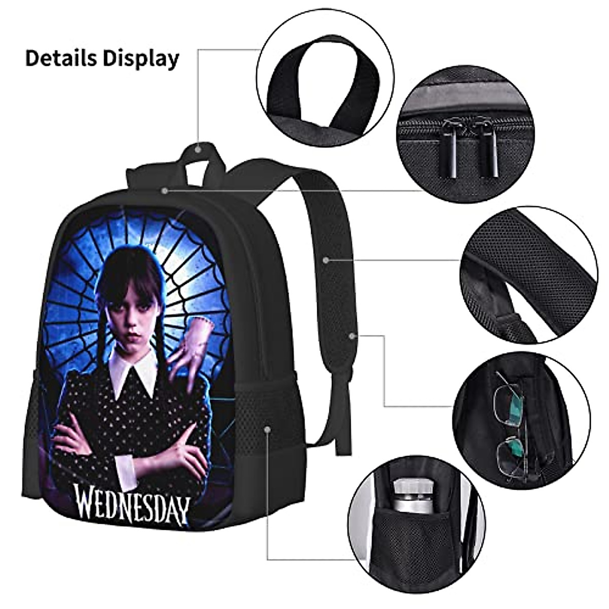 Backpacks Set for Boys Girls Backpack with Lunch Box Lunch Bag Pencil Case Pencil Bag 17 Inch Backpacks Schoolbag 3 piece for