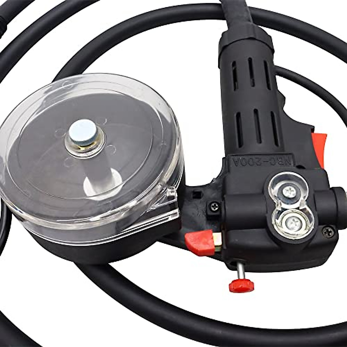 INTBUYING Aluminum Spool Gun for MillerMatic 140 180 211 Spoolmate 100 Welder with 9.8ft(3m) Cable Lead and 10pcs Conductive Nozzle