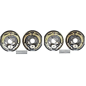 Southwest Wheel New 2-Pack 12" X 2" TruRyde Trailer Electric Brake Assembly (2 Right + 2 Left)
