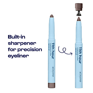 ALLEYOOP 11th Hour Cream Eye Shadow Sticks - Espresso Self (Matte) - Award-winning Eyeshadow Stick - Smudge-Proof and Crease Proof for Over 11 Hours - Easy-To-Apply and Compact for Travel, 0.05 Oz