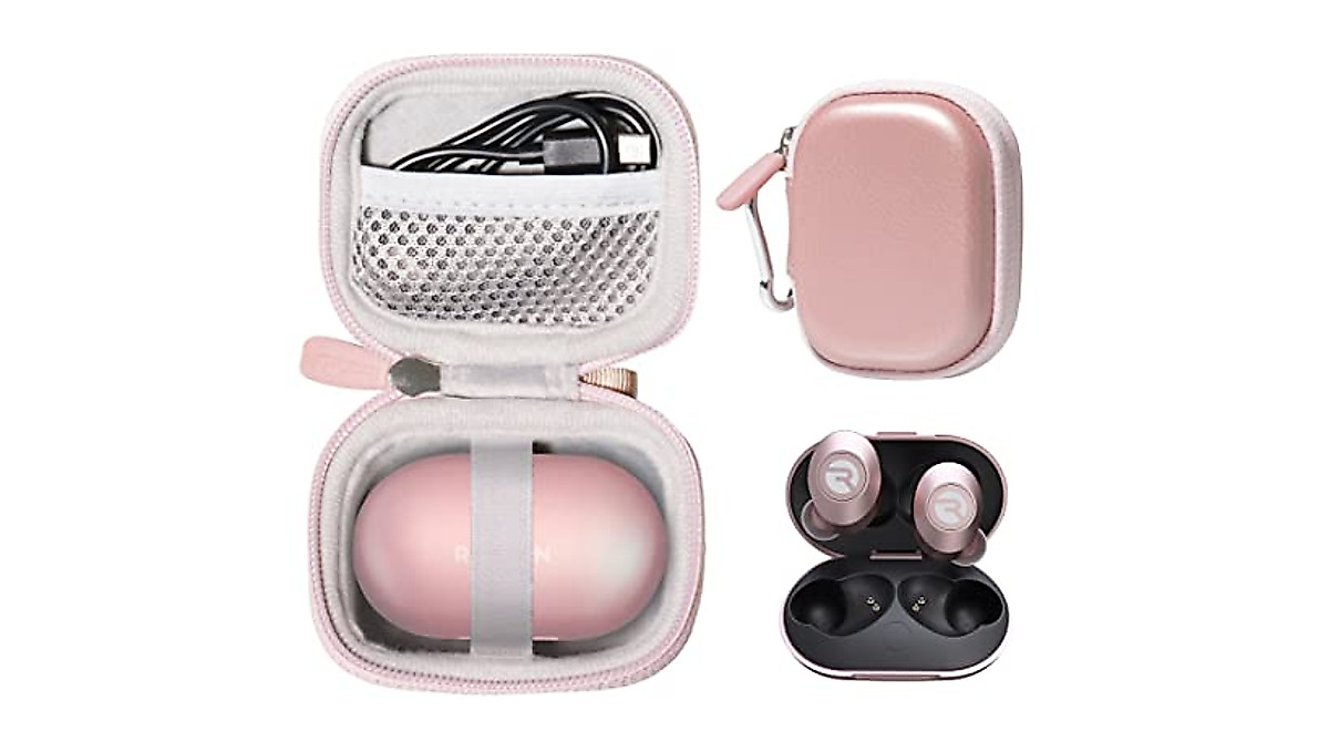 CaseSack Rose Gold Case for Raycon Earbuds | Travel & Storage