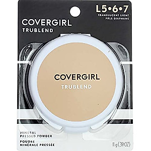 COVERGIRL truBlend Pressed Blendable Powder, Translucent Light, 0.39 Ounce (packaging may vary)
