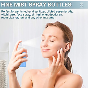 LofyJoy Silicone Travel Bottles for Toiletries TSA Approved Travel Size Containers,Leakproof Squeezable Mini Spray Bottles, Refillable Travel Size Bottles, Travel Essentials (4 Pack/1.76oz)