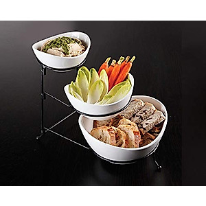 Gibson 92702.04 Server Set, 3 Tier, Black