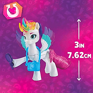 My Little Pony: Make Your Mark Cutie Magic Zipp Storm - 3-Inch Hoof to Heart with Surprise Accessories, for Kids Ages 5 and Up