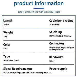 Master Cables Oculus Link Compatible Virtual Reality Headset Cable for Quest 2 and Quest
