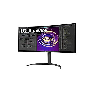 LG 34” 34BP85CN-B 21:9 QHD UltraWide™ Curved Monitor with HDR10, USB Type-C™, & AMD FreeSync™