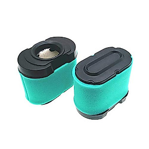 MOWFILL 2 Pack 792105 Air Filter Replace for Briggs Stratton 276890, 4233, 5405, 5405H, 5405K, 593240, 798748 OEM Air Cleaner Cartridge with 792303 Pre Filter Fits Lawn Mower Air Cleaner Element