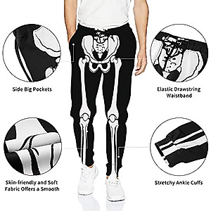 uideazone Unisex Cool Parachute Tracksuit Sweatpants Sports Gym Jogger Pants for Casual Yoga Running